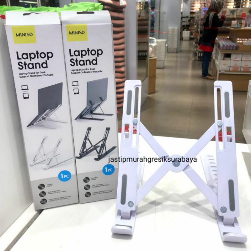 Jual LAPTOP STAND FOR DESK MINISO TEMPAT LAPTOP | Shopee Indonesia