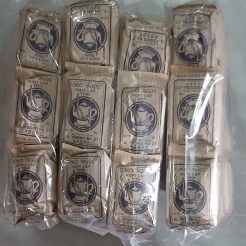 Jual Kopi Cap Teko Toko Agus Mini 8gram x 30 pcs Tanpa Gula | Shopee ...