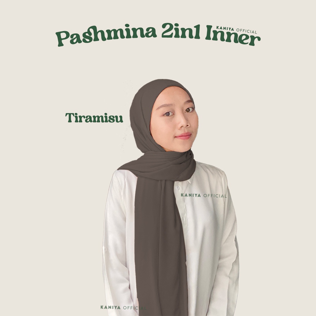 Jual KANIYA - Pashmina Inner 2 in 1 Bolak Balik 180 cm X 75 cm | Shopee ...