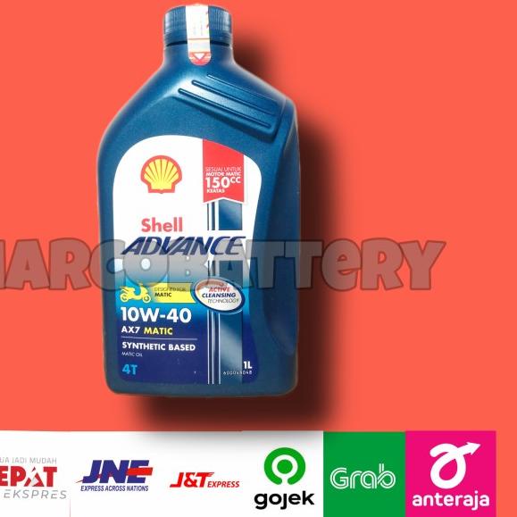 Jual OLI MOTOR SHELL ADVANCE AX7 MATIC 10W-40 1L 150CC ( BARE SCAN ...
