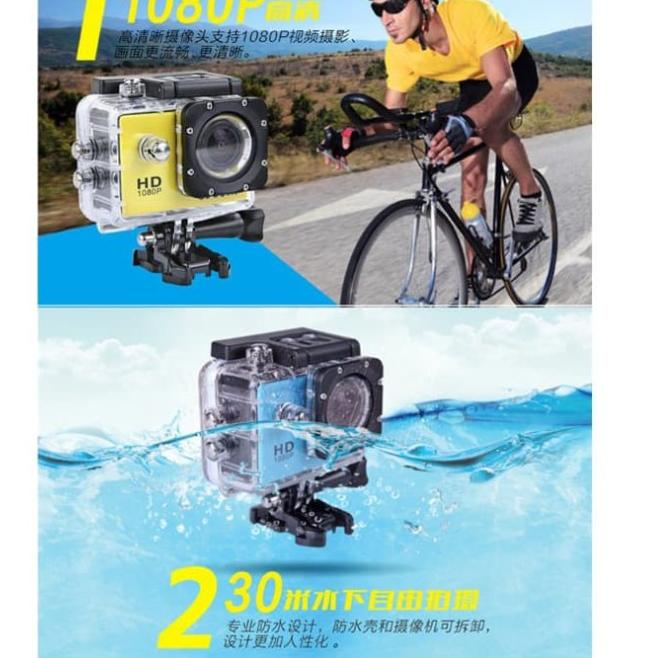 Jual Sport Action Camera 1080P / Sportcam 1080P NON WIFI Gopro - Putih ...