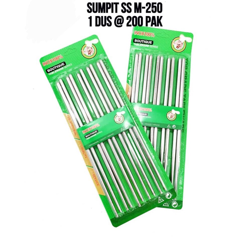 Jual Sumpit Stainless 5 Pasang - Sumpit Makan Serbaguna | Shopee Indonesia