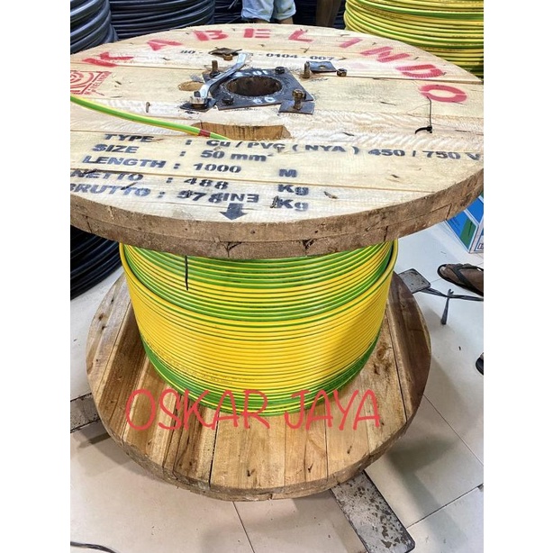Jual KABEL NYA 50 MM/Kabel grounding K/H KABELMETAL/KABELINDO | Shopee ...