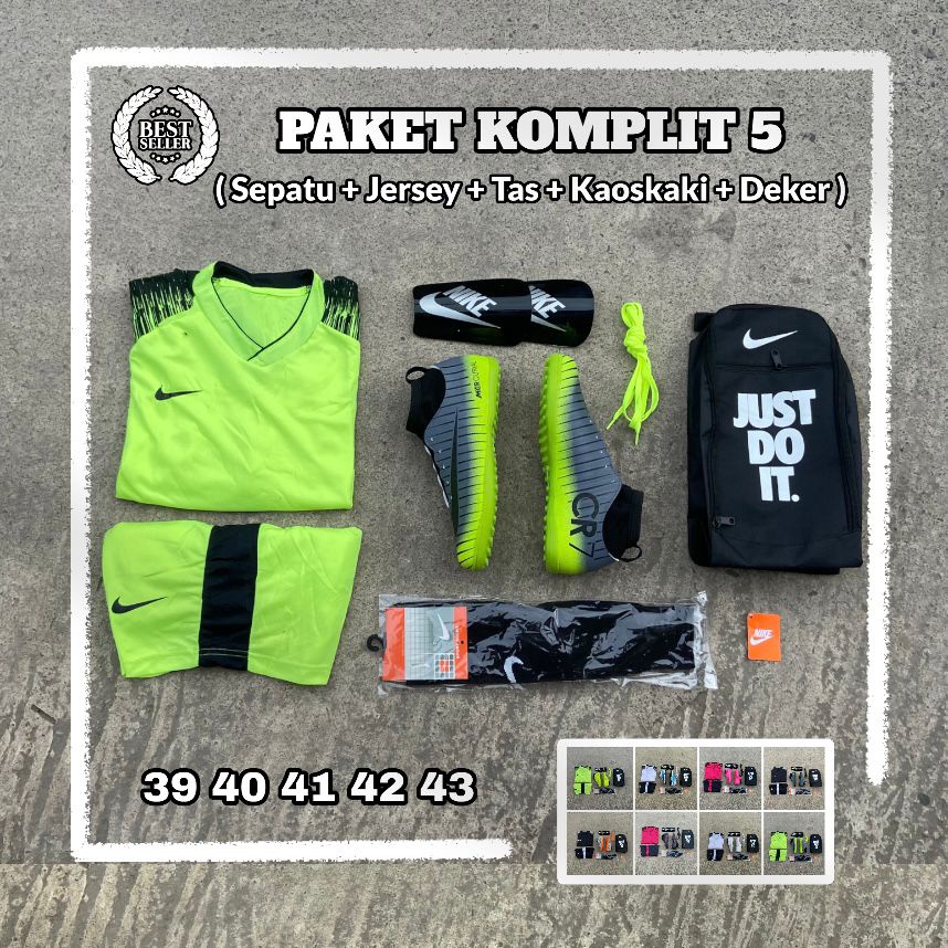 Jual Paket Komplit Sepatu Futsal Boot Dewasa 39-43 | Shopee Indonesia