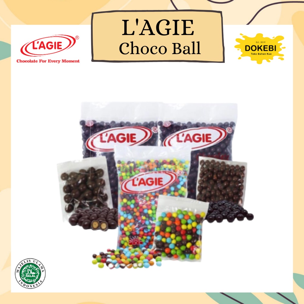Jual CHOCOLATE BALL LAGIE 1Kg, 500g- TOPPING DONAT TOPING DONUT ...