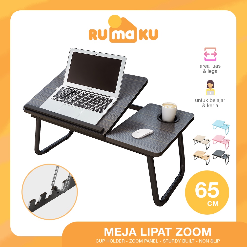 Jual Rumaku Meja Laptop Lipat Foldable Desk Zoomer / Meja Belajar ...