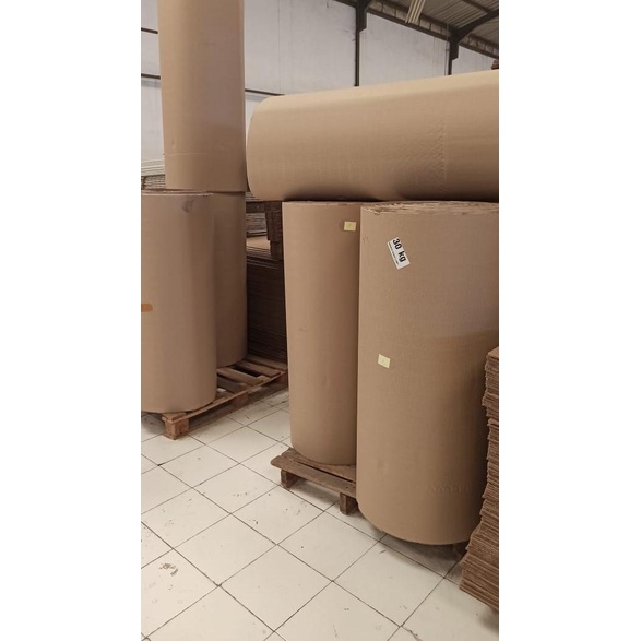 Jual Karton Lembaran Single Face 1 ROLL gabungan Uk. Lebar 40 cm x 40 ...