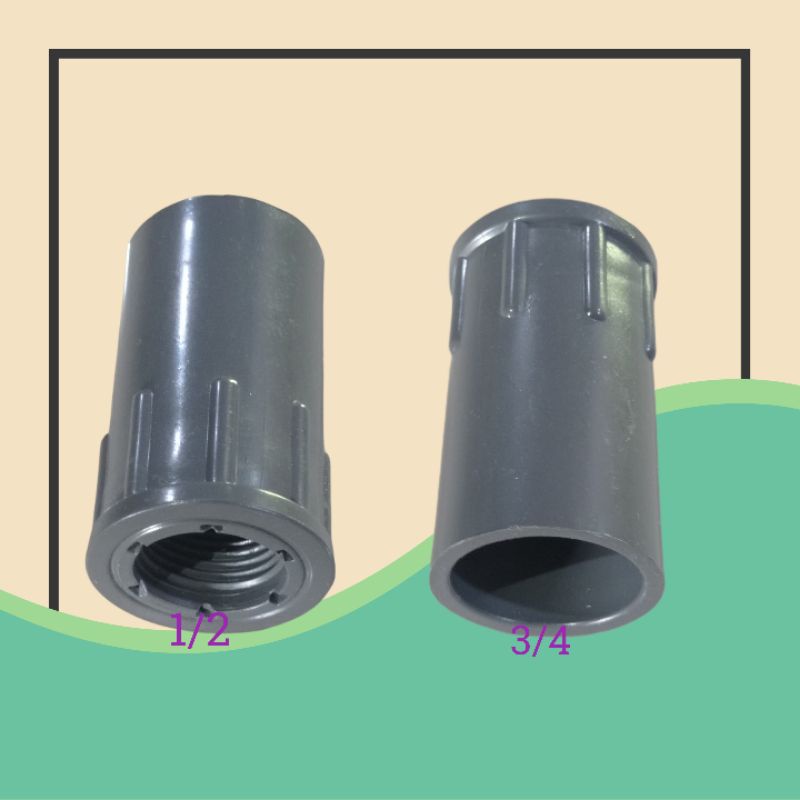Jual SDD / SOK Drat Dalam GREST 1/2" x 3/4" SDD PVC / SOCK FITTING PVC ...