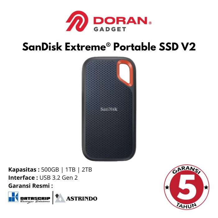 Jual SSD External Eksternal Portable Portabel 500GB 1TB 2TB 4TB | 500 GB 1 2 4 Tera TB Sandisk ...
