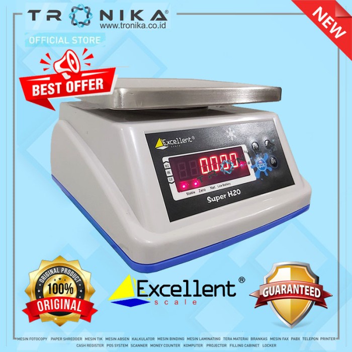 Jual TIMBANGAN DIGITAL WATERPROOF EXCELLENT SUPER H20 3KG 6KG 15KG 30KG | Shopee Indonesia