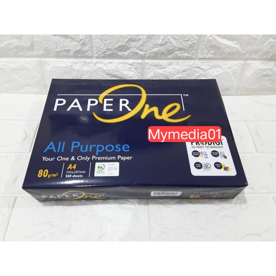 Jual kertas HVS A4 paper one 80gr | Shopee Indonesia