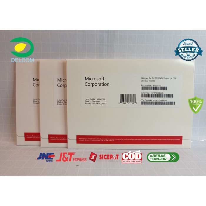 Jual Windows Server 2016 Standard 16 Core Full Package 64 bit Original ...