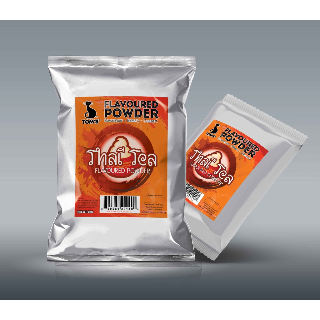 Jual MANADO Tom's Flavoured Powder 500g - Thai Tea | Shopee Indonesia