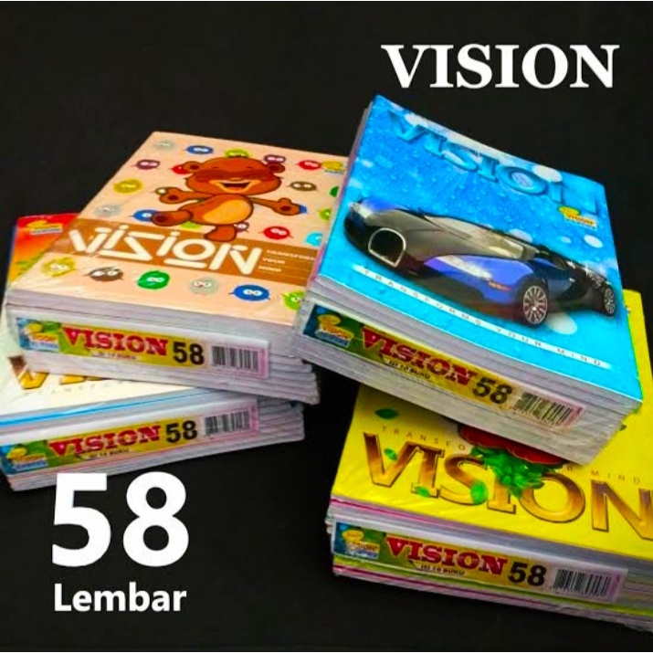 Jual Buku Vision 58 Lembar | Shopee Indonesia