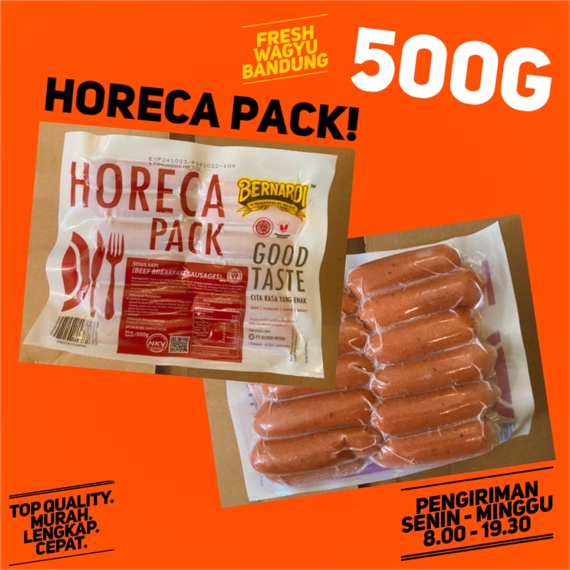 Jual BERNARDI HORECA PACK SOSIS COCKTAIL SAPI BREAKFAST HALAL VP 500G ...