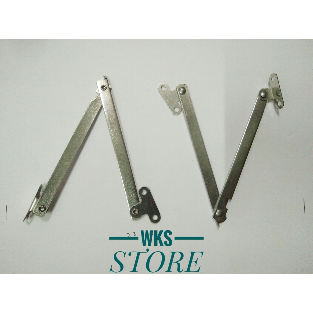 Jual Engsel WAYANG LURUS Engsel Jendela Lemari Flap Stay | Shopee Indonesia