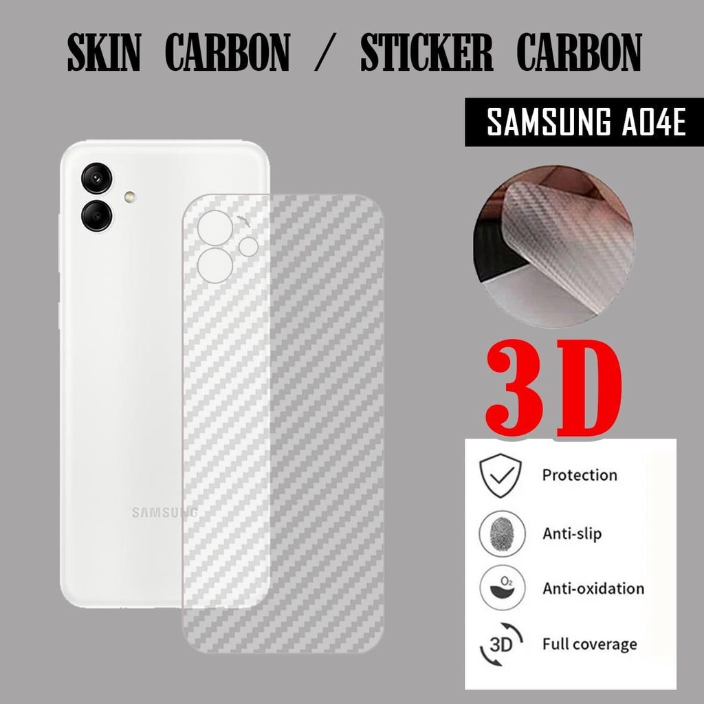 Jual SKIN KARBON SAMSUNG A07 A17 5G A06 A05 A05S A04 A04E A04S A01 A2 CORE A02 A02S A03S A10 ...