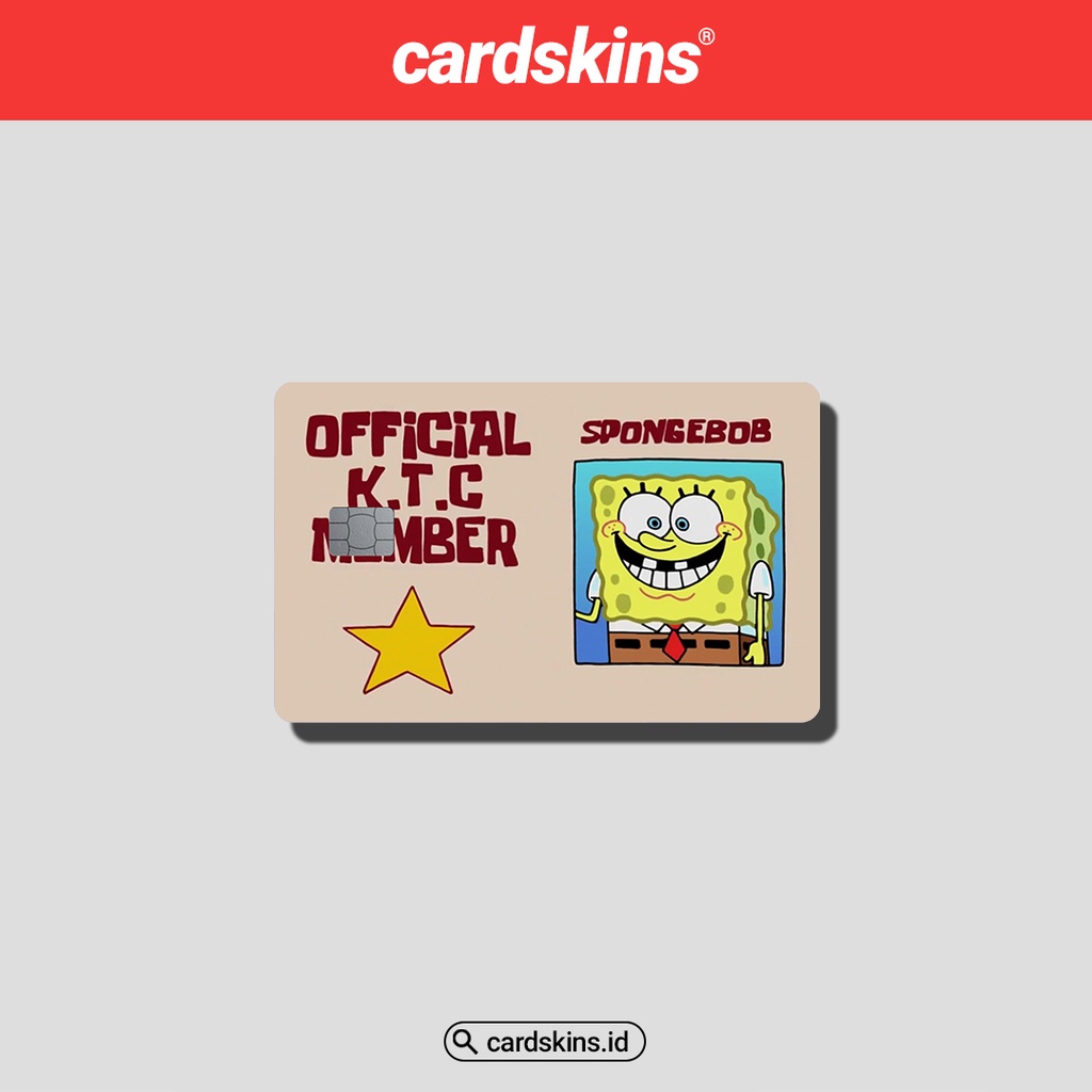Jual SPONGEBOB EDITION 2 | GARSKIN / STICKER KARTU ATM / SKIN KARTU ATM ...
