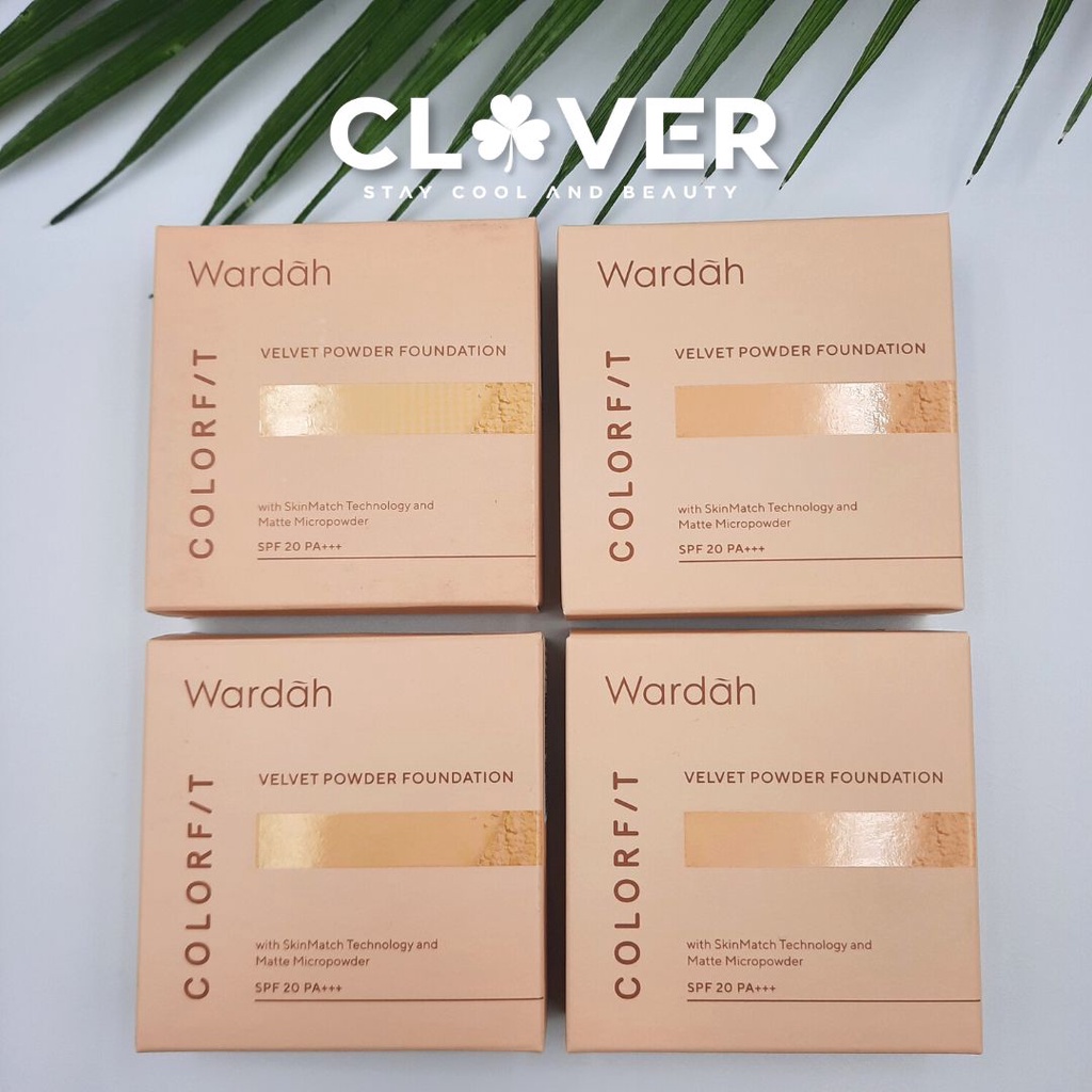 Jual WARDAH COLORFIT VELVET POWDER FOUNDATION | Shopee Indonesia