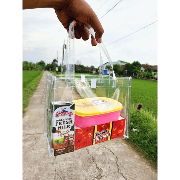 Jual Tas Mika Jinjing Transparan / Tas Nasi Bento / Tas Hajatan ... Jual Tas Mika Jinjing Transparan / Tas Nasi Bento / Tas Hajatan ...