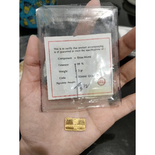 Jual logam semar gold 24k 5gr | Shopee Indonesia