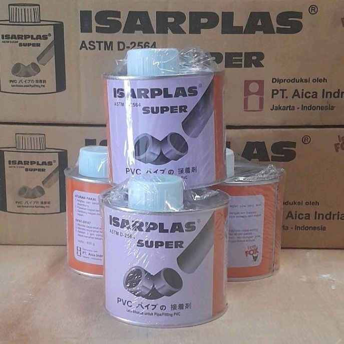 Jual Lem Pipa Isarplas 400g Lem Fox Isarplas kaleng kuas 400g Fox ...