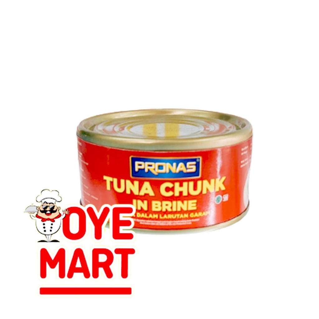 Jual PRONAS TUNA CHUNK IN BRINE 185GR | Shopee Indonesia