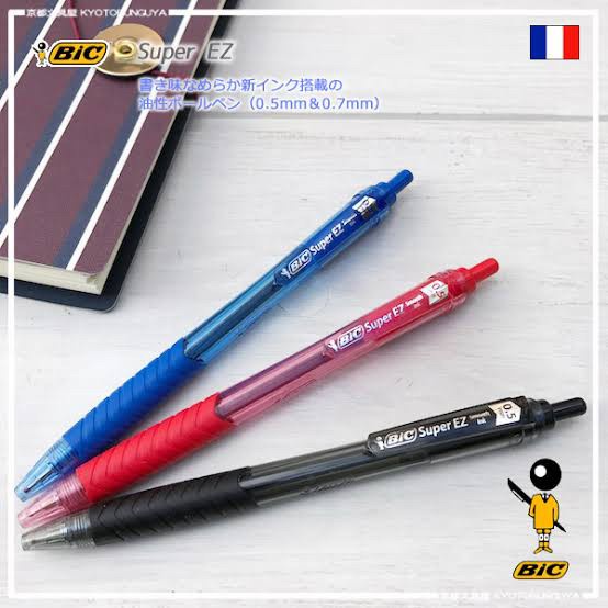 Jual BIC Pen Super EZ 0.7mm Retractable / Ball Point BIC Super EZ ...