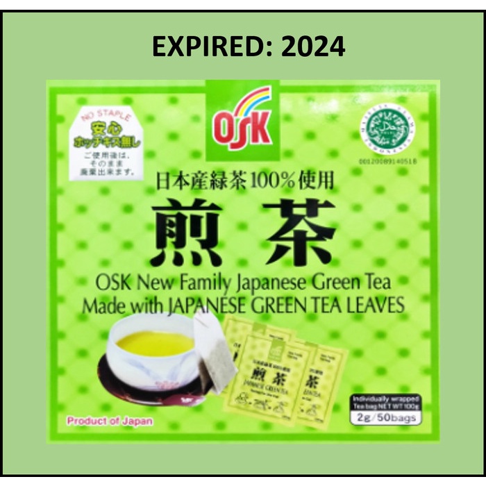 Jual OSK JAPANESE GREEN TEA/ TEH HIJAU OSK JEPANG (50 SACHET) | Shopee Indonesia
