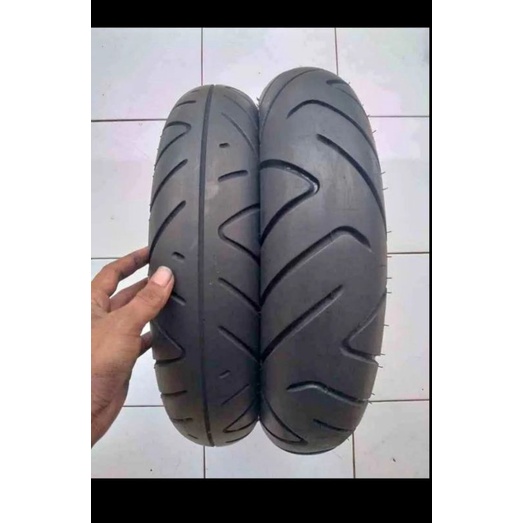 Jual BAN DEPAN BELAKANG MOTOR MATIC SCOOPY NEW / SCOOPY DONAT UKURAN 110/90 & 100/90 RING 12 ...
