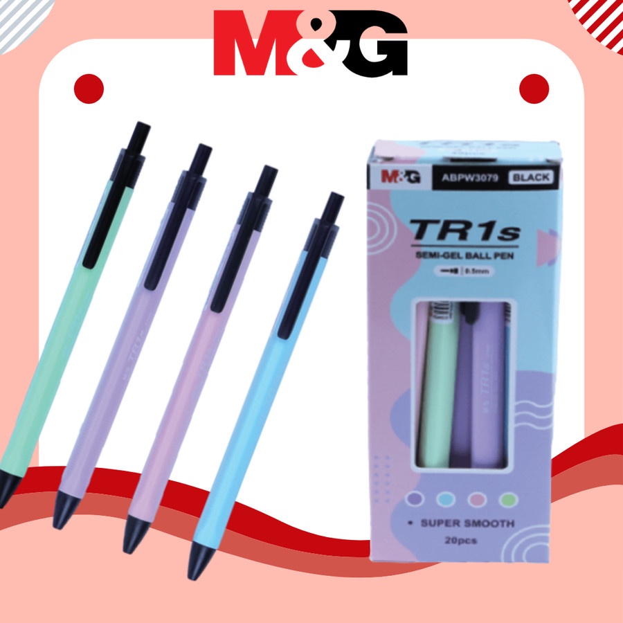 Jual Pulpen Cetek / Retractable Semi Gel Ballpoint Pen (ABPW3079) – TR1S | Shopee Indonesia