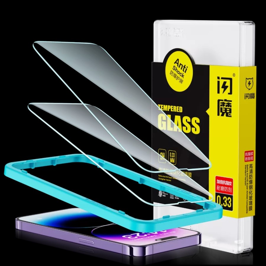 Jual Tempered Glass iPhone 14 Pro Max / 14 Pro SmartDevil Tempered Glass Clear Bening isi 2pc ...