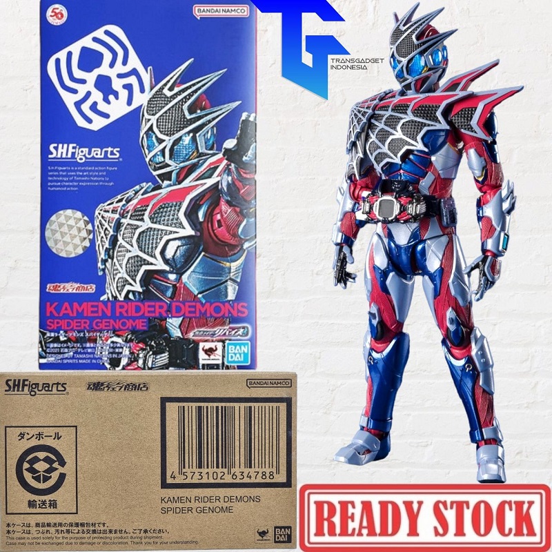 Jual Bandai SHF Kamen Rider Demons Spider Genome - 1/12 SHFiguarts ...