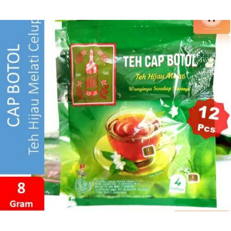 Jual TEH CAP BOTOL 1 RENCENG ISI 6 SACHET | Shopee Indonesia