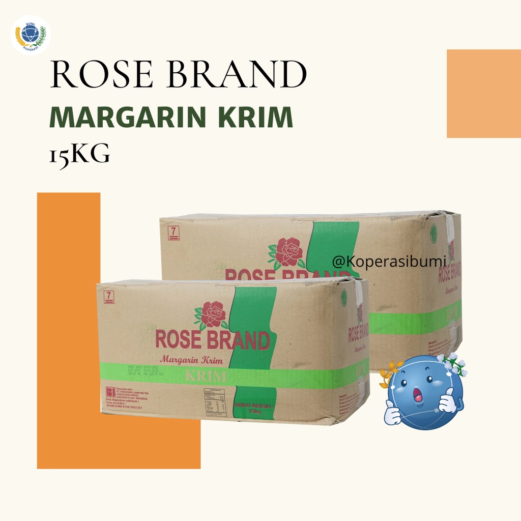 Jual Margarin Krim RoseBrand 15 Kg | Shopee Indonesia