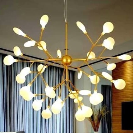 Jual Lampu hias gantung MODERN LED FIREFLY 36 ARMS ranting cabang pohon ...