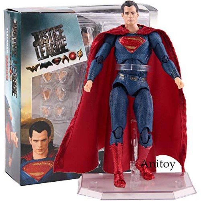 Jual SHF SUPERMAN JUSTICE LEAGUE HENRY CAVILL FIGURE DC COMIC MIB ...