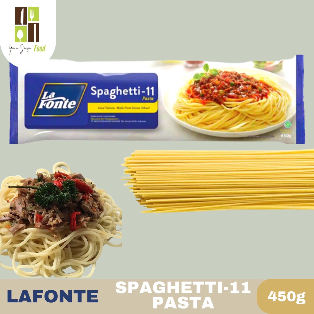 Jual LAFONTE Spaghetti-11 Pasta 450g | Shopee Indonesia