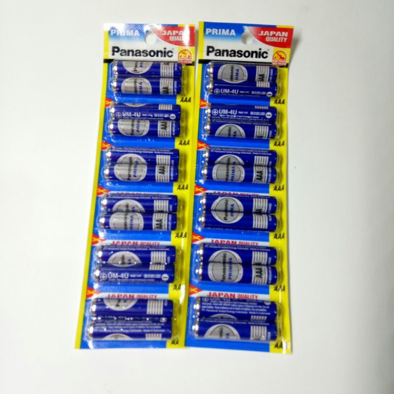 Jual batre AAA panasonic original A3 prima baterai remote | baterai ac ...