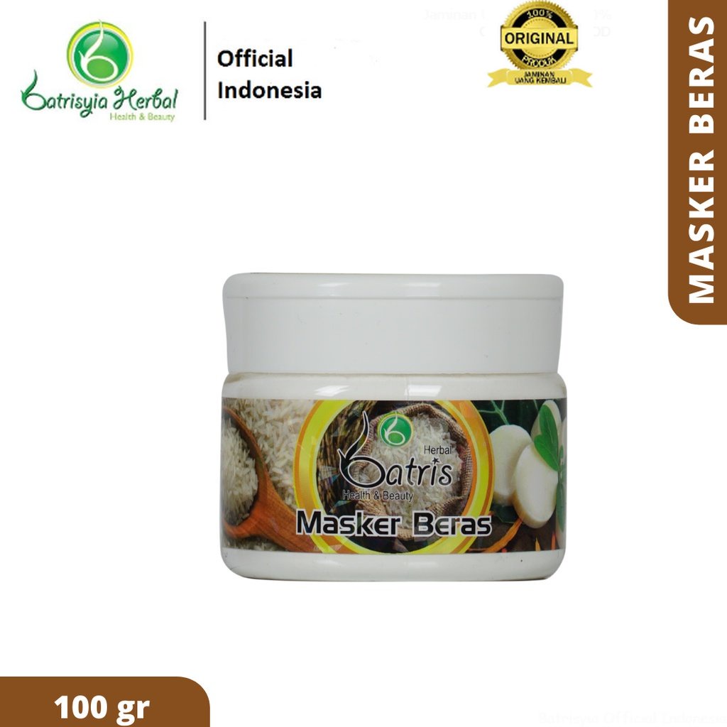 Jual Batrisyia Masker Beras 100gr - Atasi Wajah Kusam dan Bruntusan ...