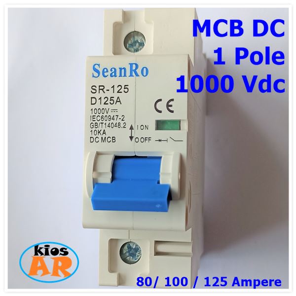 Jual Circuit Breaker MCB DC-1P 1Pole 1000V 80/100/125A | Shopee Indonesia