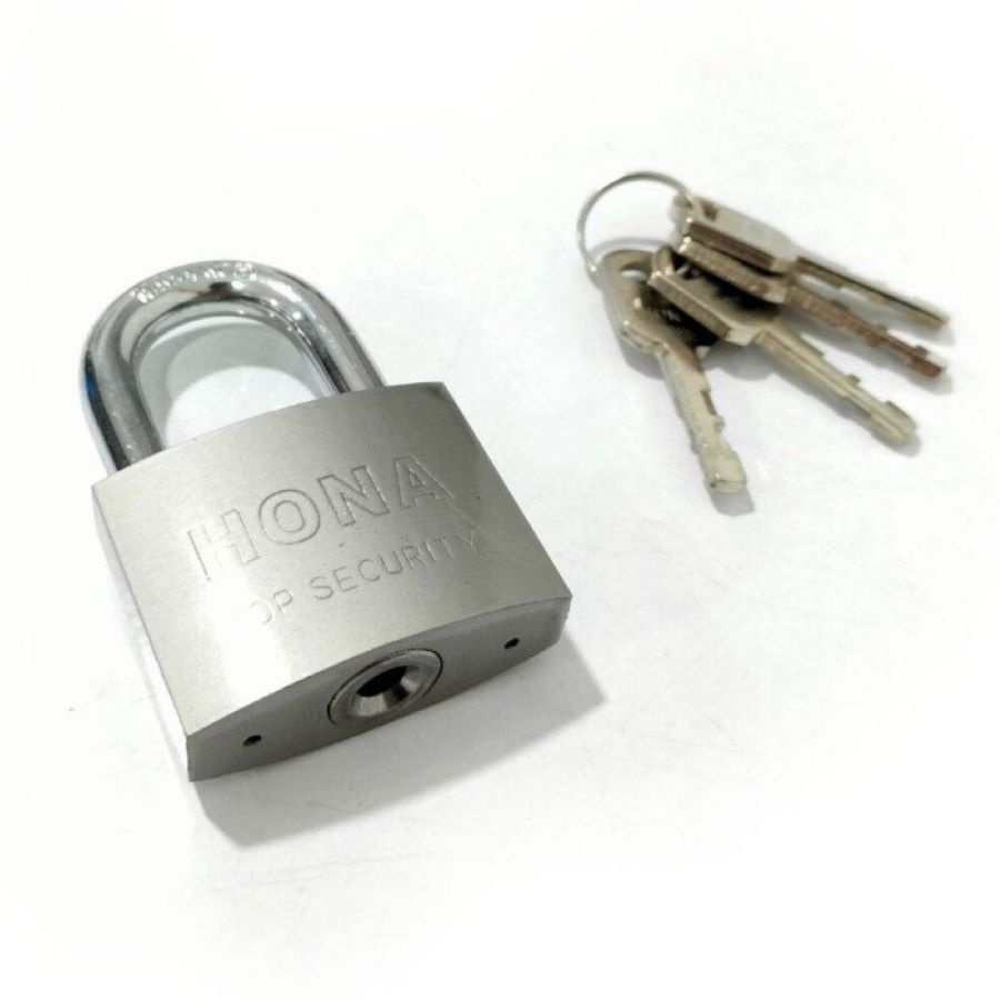 Jual Gembok Besi 60mmS Leher Pendek / Gembok Pagar Rumah HONA (G7186 ...