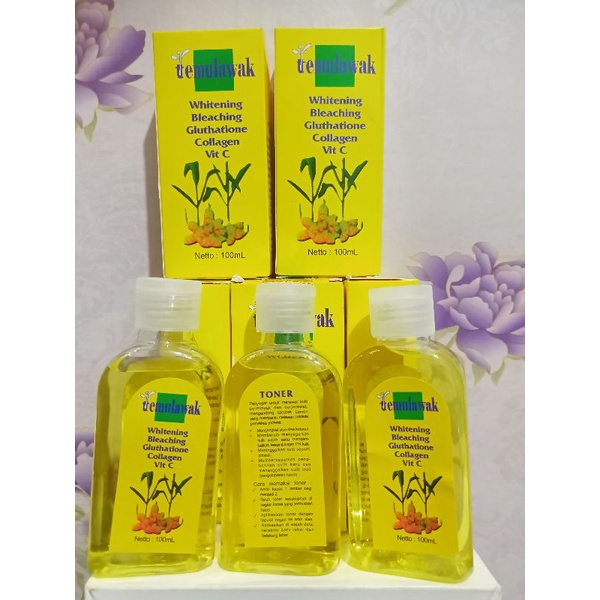 Jual TONER TEMULAWAK /TONER COLLAGEN,100 ML & ORIGINAL BARANG ASLI REAL ...