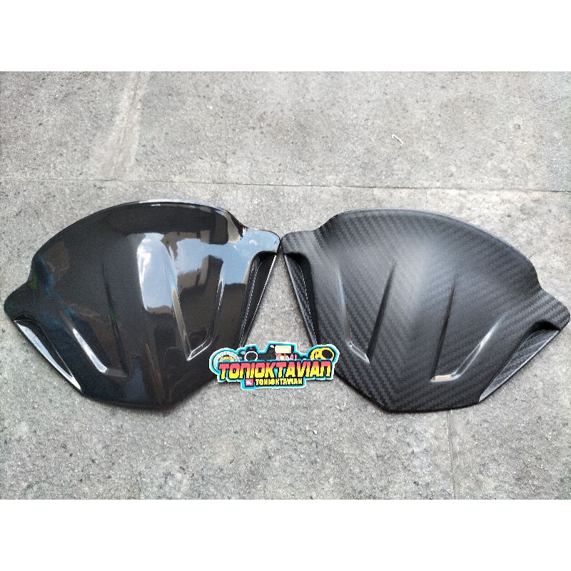 Jual Visor motor beat karbu beat old visor karbon full black anti pecah ...