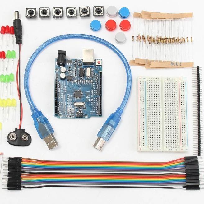 Jual Basic Starter Kit Arduino - UNO R3 Compatible Paket minimalis ...
