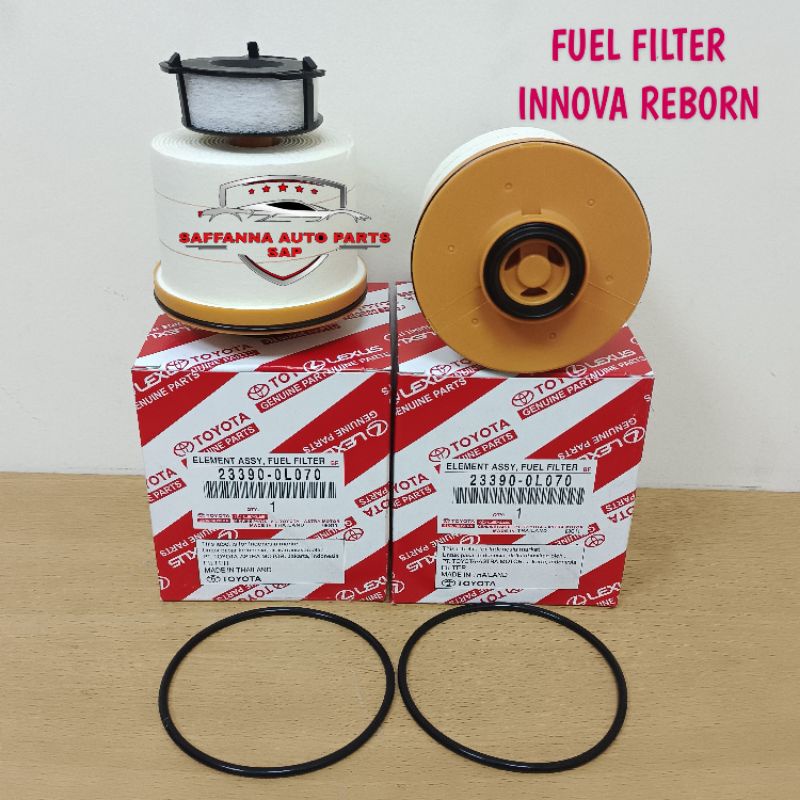 Jual FUEL FILTER SOLAR TOYOTA INNOVA REBORN HILUX REVO OEM BERGARANSI ...
