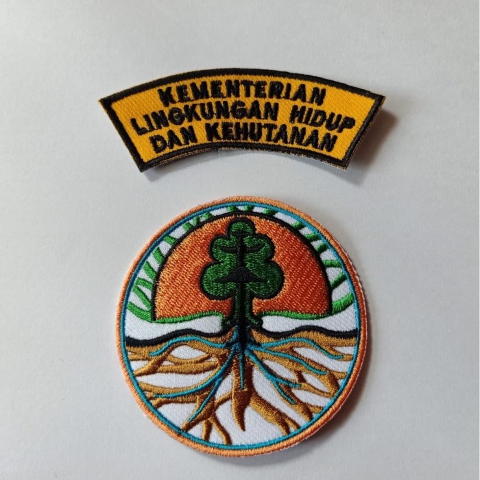 Jual Univ Atribut Logo Seragam Pdh Kementerian Lingkungan Hidup ...