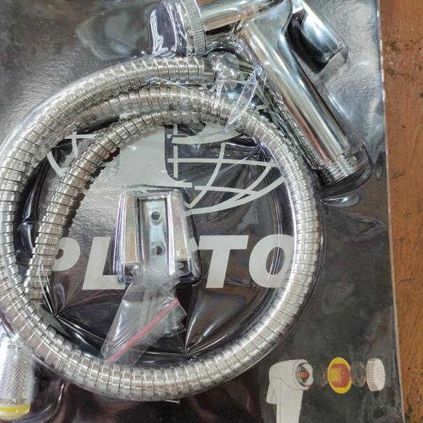 Jual selang shower jet closet wc duduk fleksibel chrome | Shopee Indonesia