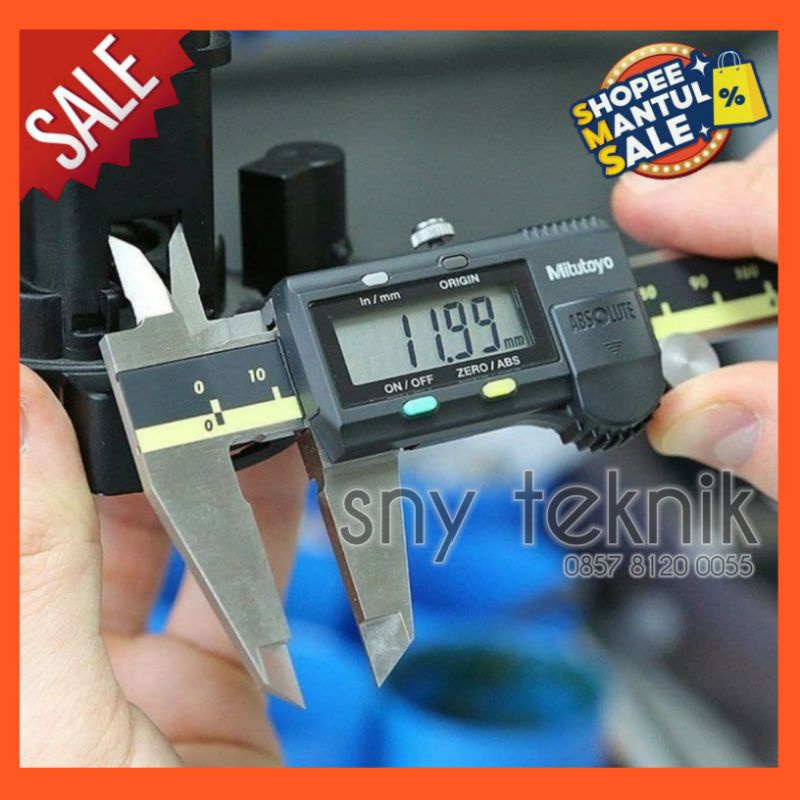 Jual MITUTOYO Sigmat Digital Caliper 12" Inch - Alat Ukur Dimensi (0-300) ABSOLUTE JAPAN ...