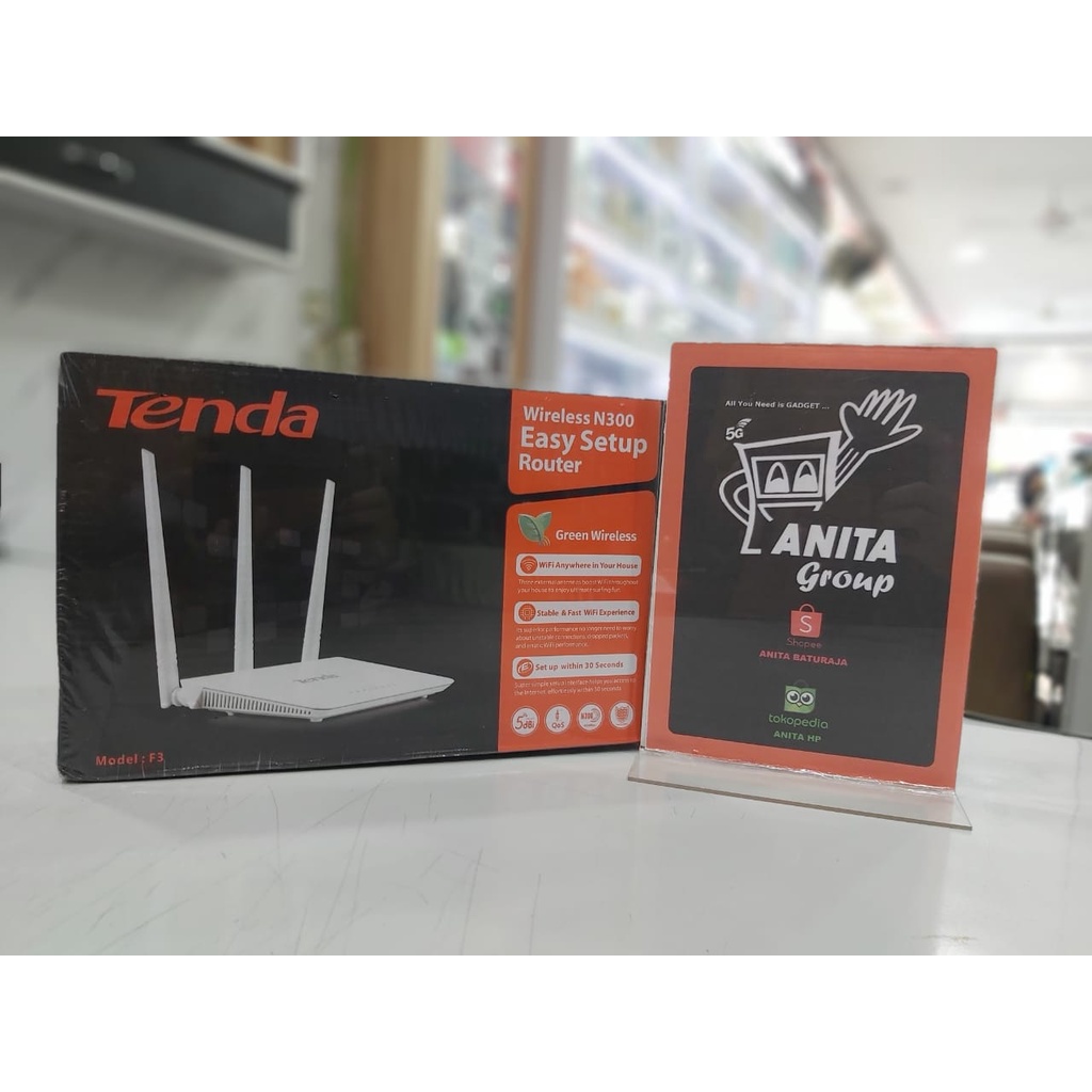 Jual TENDA WIRELESS N300 EASY SETUP ROUTER | F3 | Shopee Indonesia